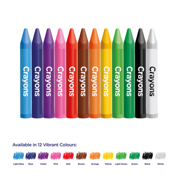 Triangular Crayons - 12 Sticks – Kidco