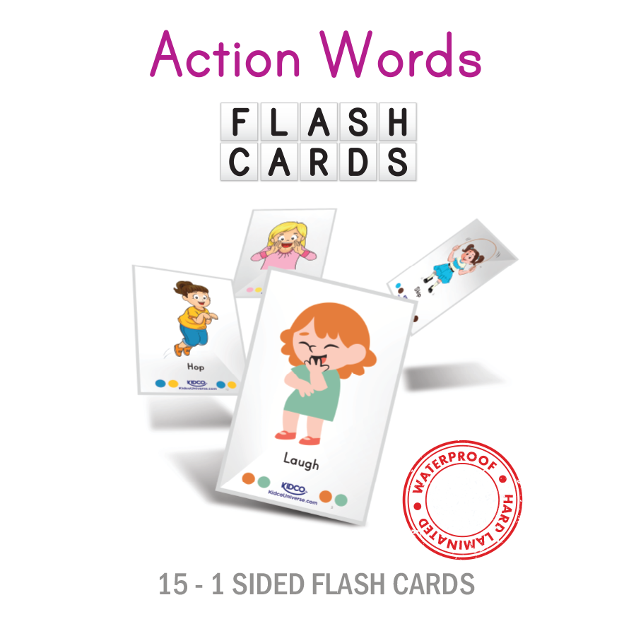 Action Words Flash Cards – Kidco
